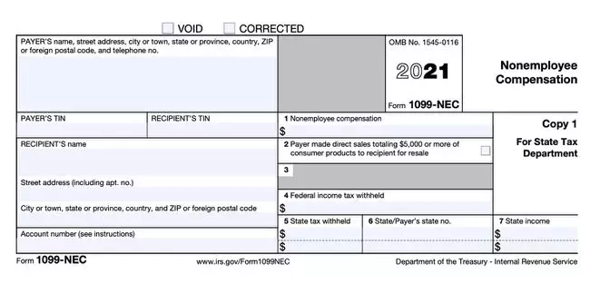 ഫോം 1099-NEC 2021