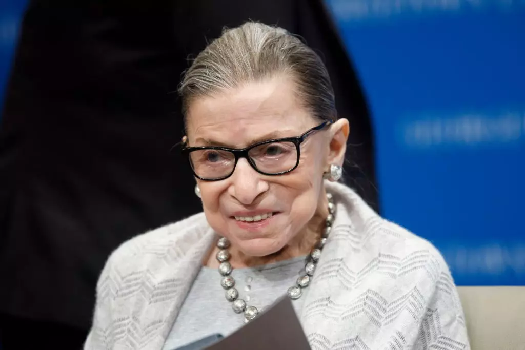 Mejloŝtonoj de Ruth Bader Ginsburg